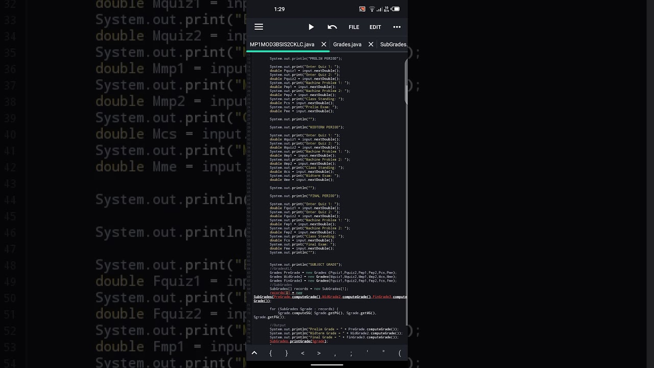 Grading system with users input