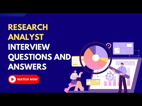 Research Analyst Interview Questions and Answers