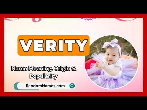 Verity - Baby Girl Name Meaning, Origin & Popularity - RandomNames.com