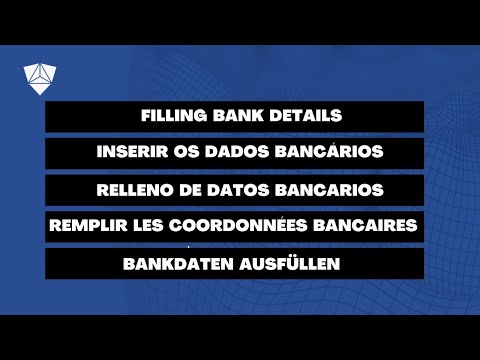CadCamMasters Tutorials - How to fill your Bank account details