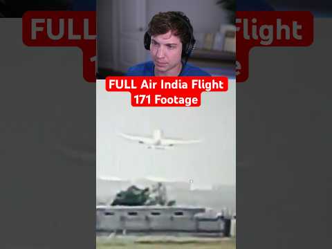 Full Air India Flight 171 Footage