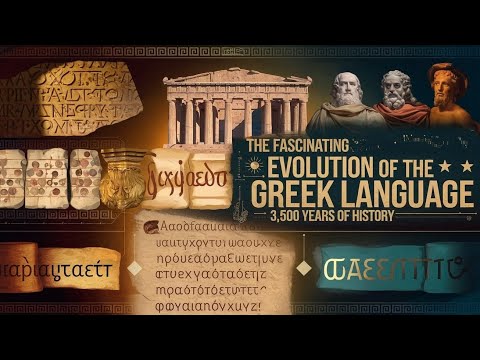 The Fascinating Evolution of the Greek Language: 3,500 Years of History#history#GreekLanguage.