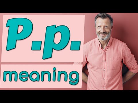 P.p. | Meaning of p.p. ๐ ๐ ๐ ๐ ๐