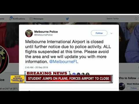 Orlando Melbourne International Airport on lockdown after student pilot tries to access jet