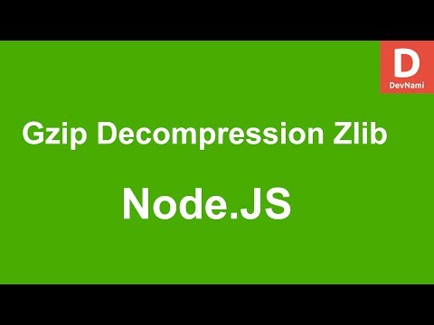 Learn Node Js Gzip Decompression with ZLib Compression Module - Mind Luster