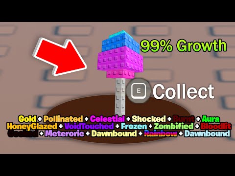 I Grew EVERY MUTATION on the RAREST Plants In Grow A Garden..