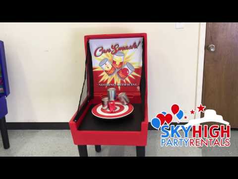 Can Smash Portable Carnival Game Rentals | Sky High Party Rentals