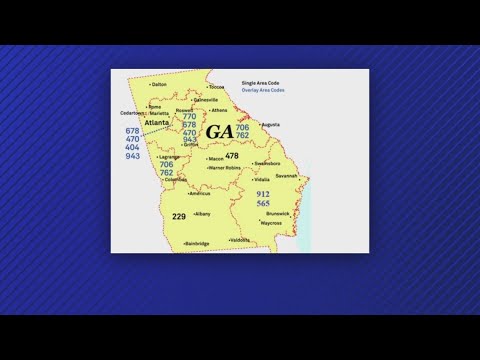 Georgia will run out of 912 area codes by 2028