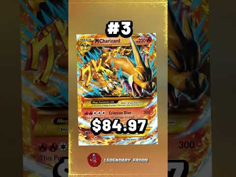 Top 5 Mega Charizard Cards #shorts #pokemoncards #charizard #dracaufeu #megacharizard #pokemon #top