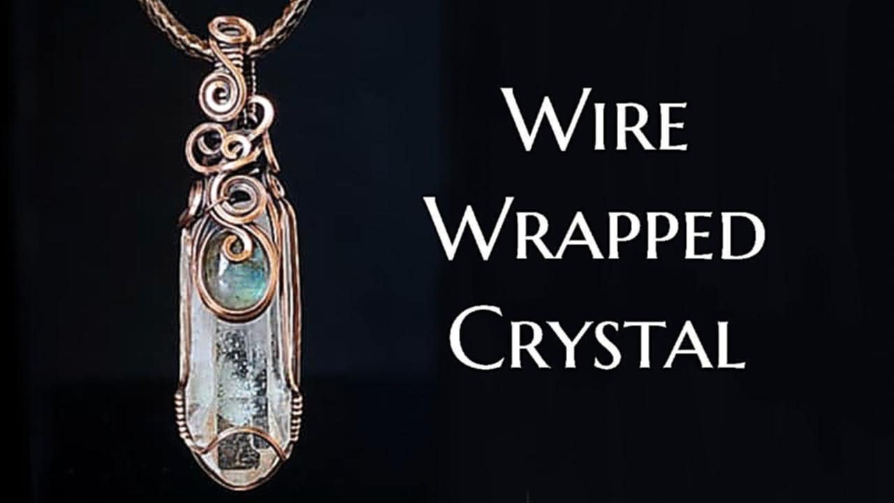 Wire Wrapped Crystal Point: Wire Wrapping Tutorial: DIY Jewelry