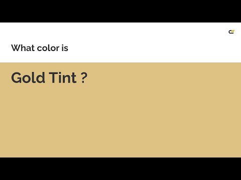 Gold Tint color #dec283 hex color - Yellow color - Cool color dec283