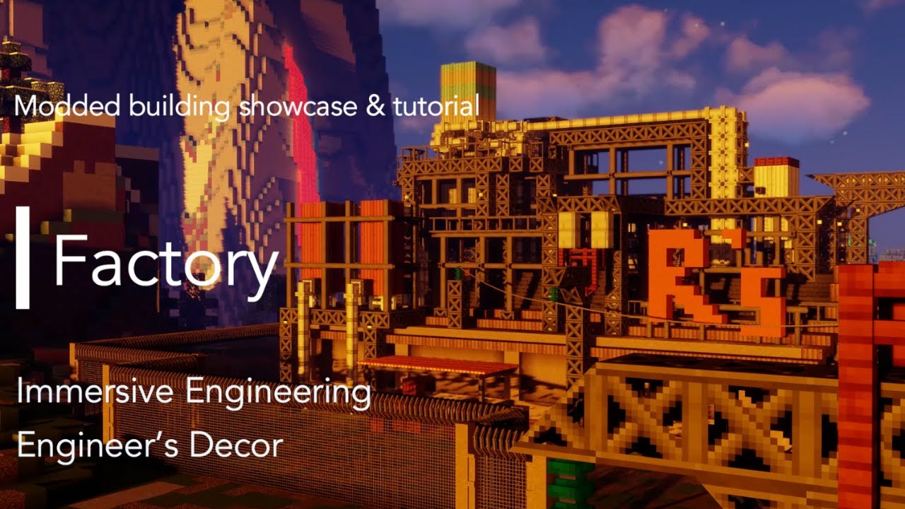 [Immersive Engineering] Factory | Minecraft Build Showcase & Tutorial