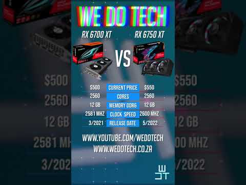 RX 6750 XT vs RX 6700 XT - 1440P Benchmarks