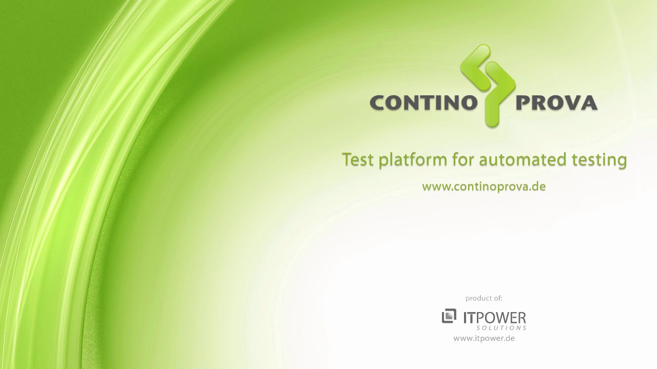 Automated embedded software tests with ContinoProva