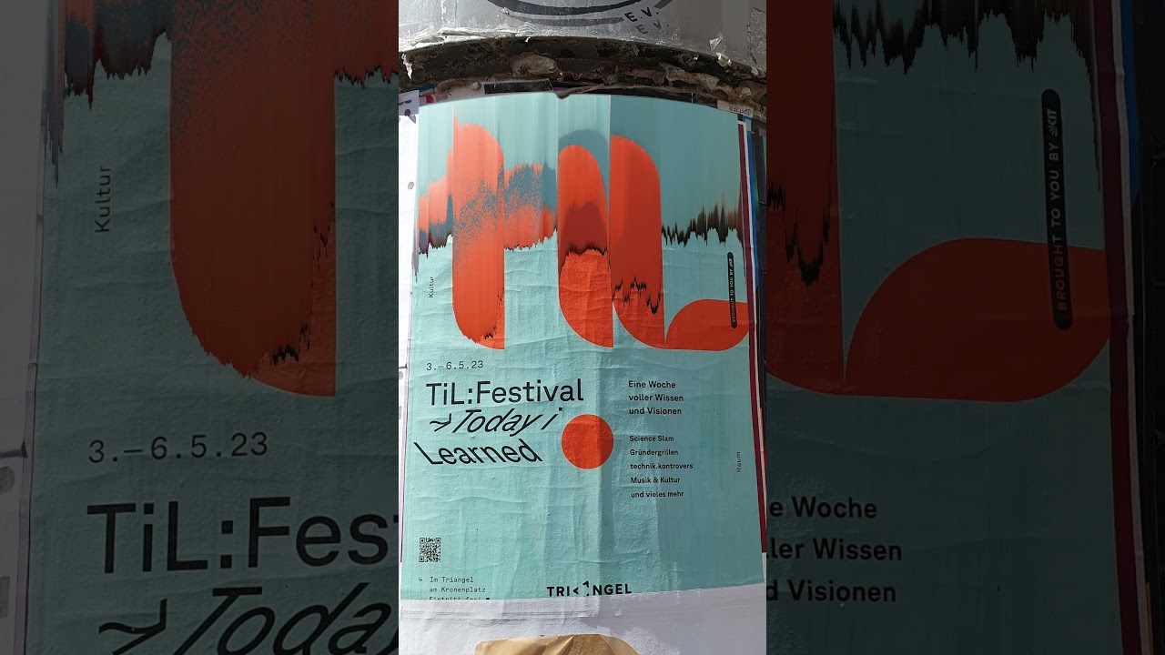 A poster with bright but unsorted colors...