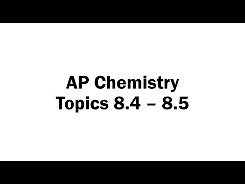 Topics 8.4 - 8.5
