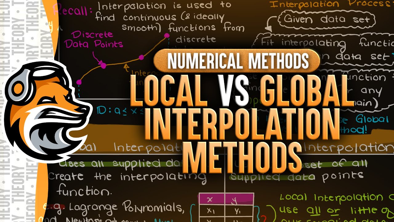Local Vs Global Interpolation Methods | Numerical Methods