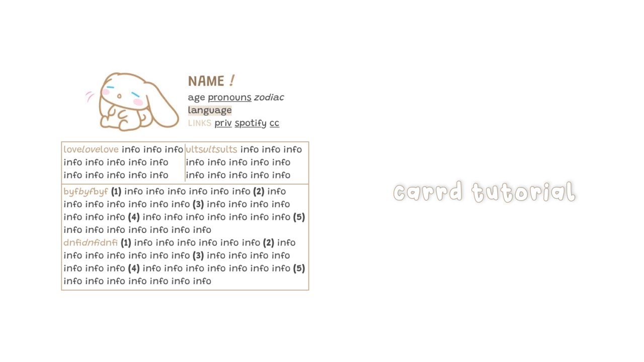 simple carrd tutorial | © blodnun