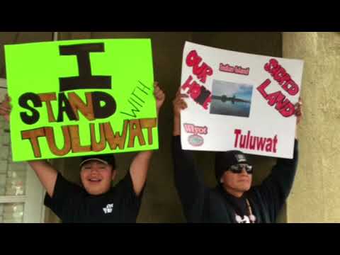 Rally against Rob Arkley's views on Indian Island