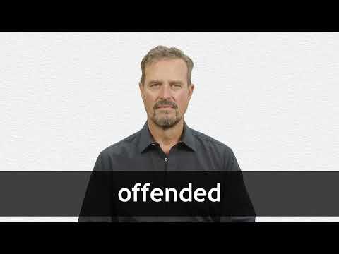 OFFENDED definition and meaning | Collins English Dictionary