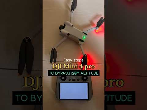 Unlocking DJI MINI 4 pro to fly 500m altitude😱#dji #djimini4pro #drone #tech