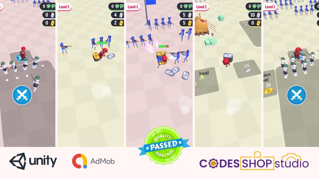 war island| Unity Game source code | war  Game