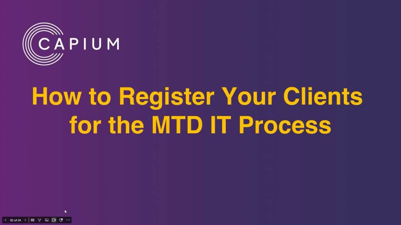 How to Sign Up Clients for MTD for Income Tax | Step-by-Step Guide with Capium