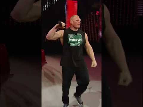 Brock Lesnar DESTROYS a car 🤯 #Short