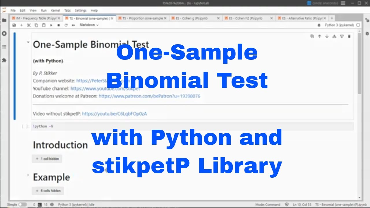 Python - One-Sample Binomial Test with stikpetP