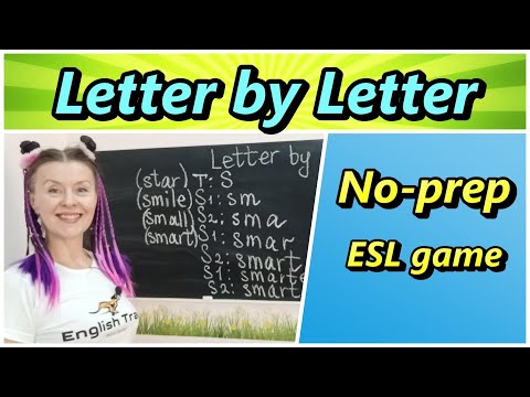 How to Warm Up for an English Class: Vocabulary and Spelling Game