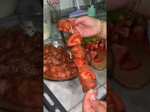 how to cook chicken skewers in the oven 😋