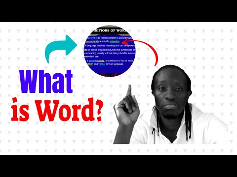 What is Word? Definitions of Word To Help You Improve Your Vocabulary