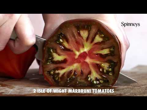 Isle Of Wight Mixed Tomato Salad With Crispy Salmon Skin Recipe