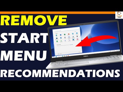 How to Remove Start Menu Recommendations in Windows 11