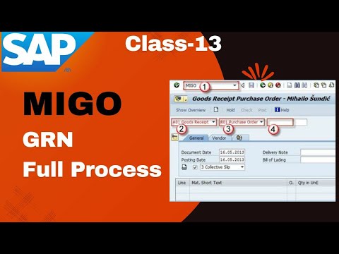 Sap Migo Process In Hindi | Migo Entry |