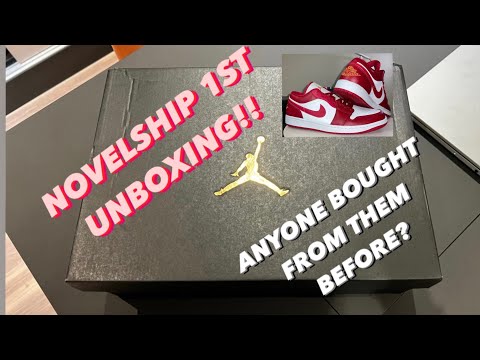Jordan 1 Low Cardinal RED From Novelship! First Time Purchase Unboxing and Shoe Review!