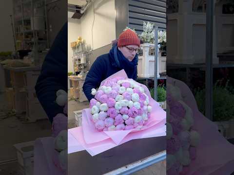 100 Peonies: A Floral Masterpiece Unfolds ๐ #flowers #floristlife #florists #flowershops #peonies