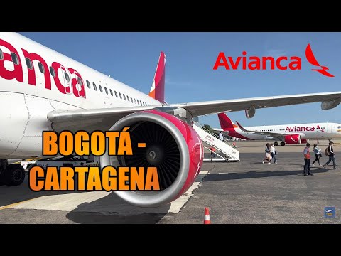 BOGOTA to CARTAGENA 🇨🇴 AVIANCA Flight Report (#96)