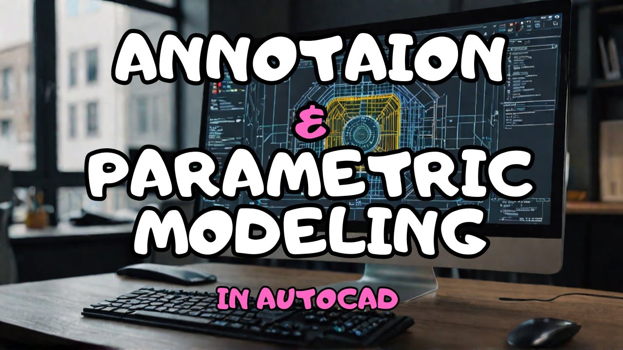 ANNOTATION and PARAMETRIC Modeling in AutoCAD