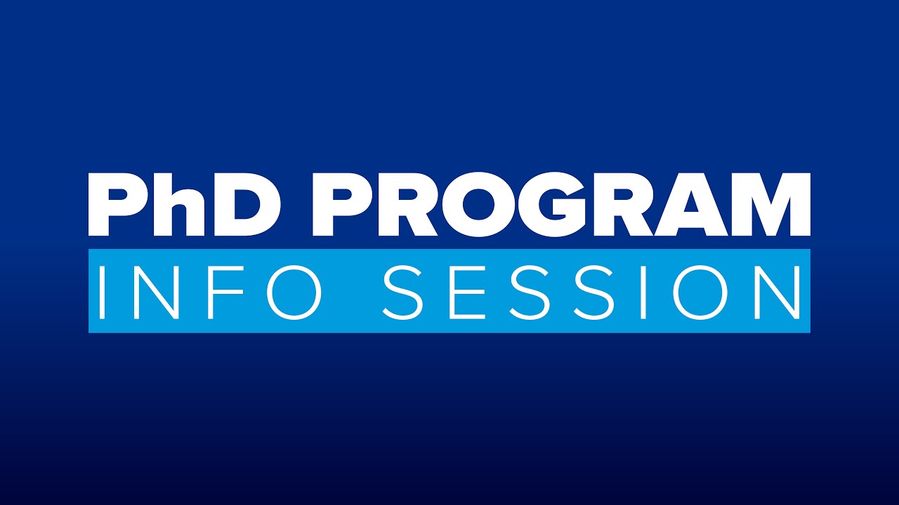 PhD in Nursing Info Session - Fall 2025