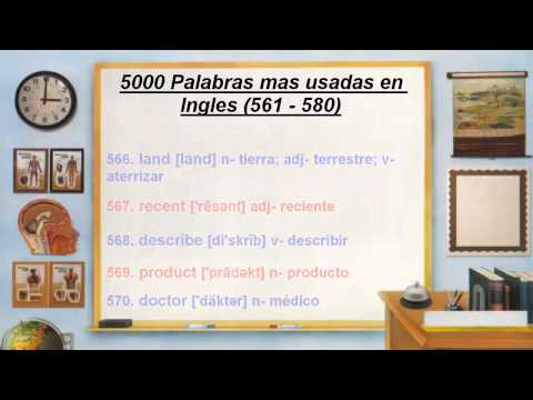 5000 Palabras mas usadas en Ingles (561 - 580)