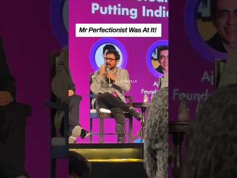 Aamir Khan Being Mr Perfectionist At The Waves Summit | #shorts #bollywood #trending