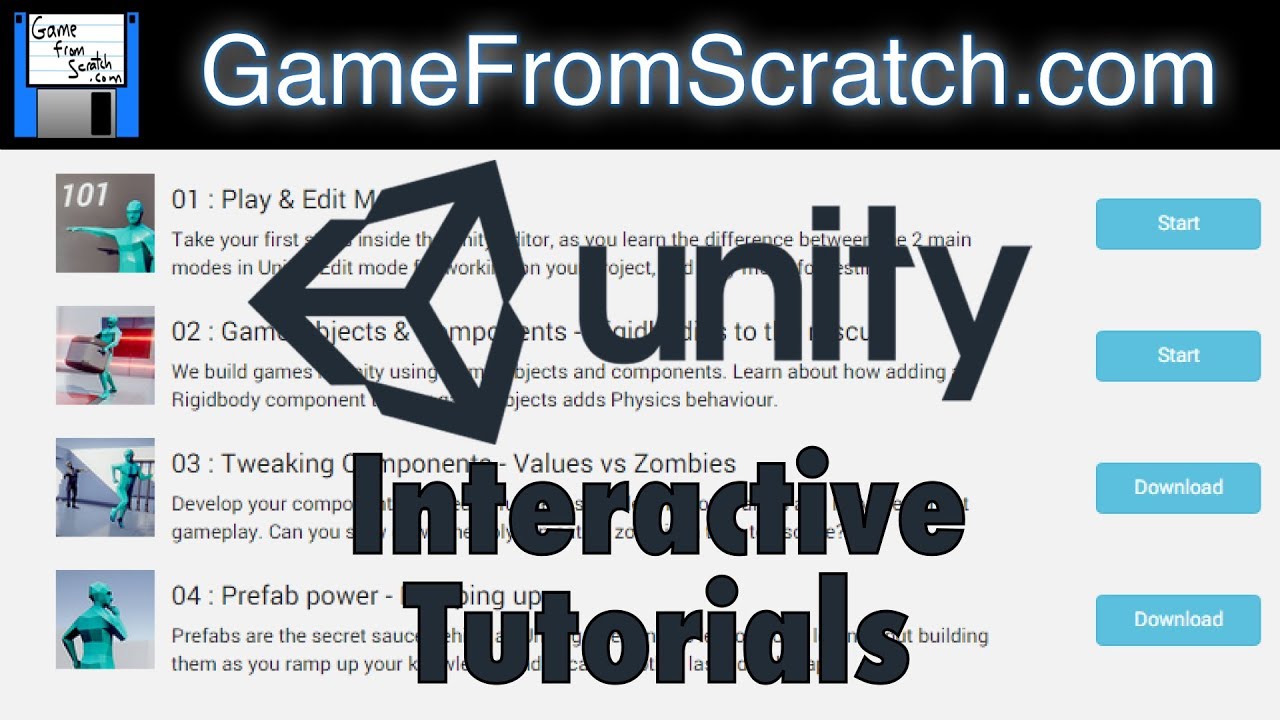 Unity's New Interactive Tutorials