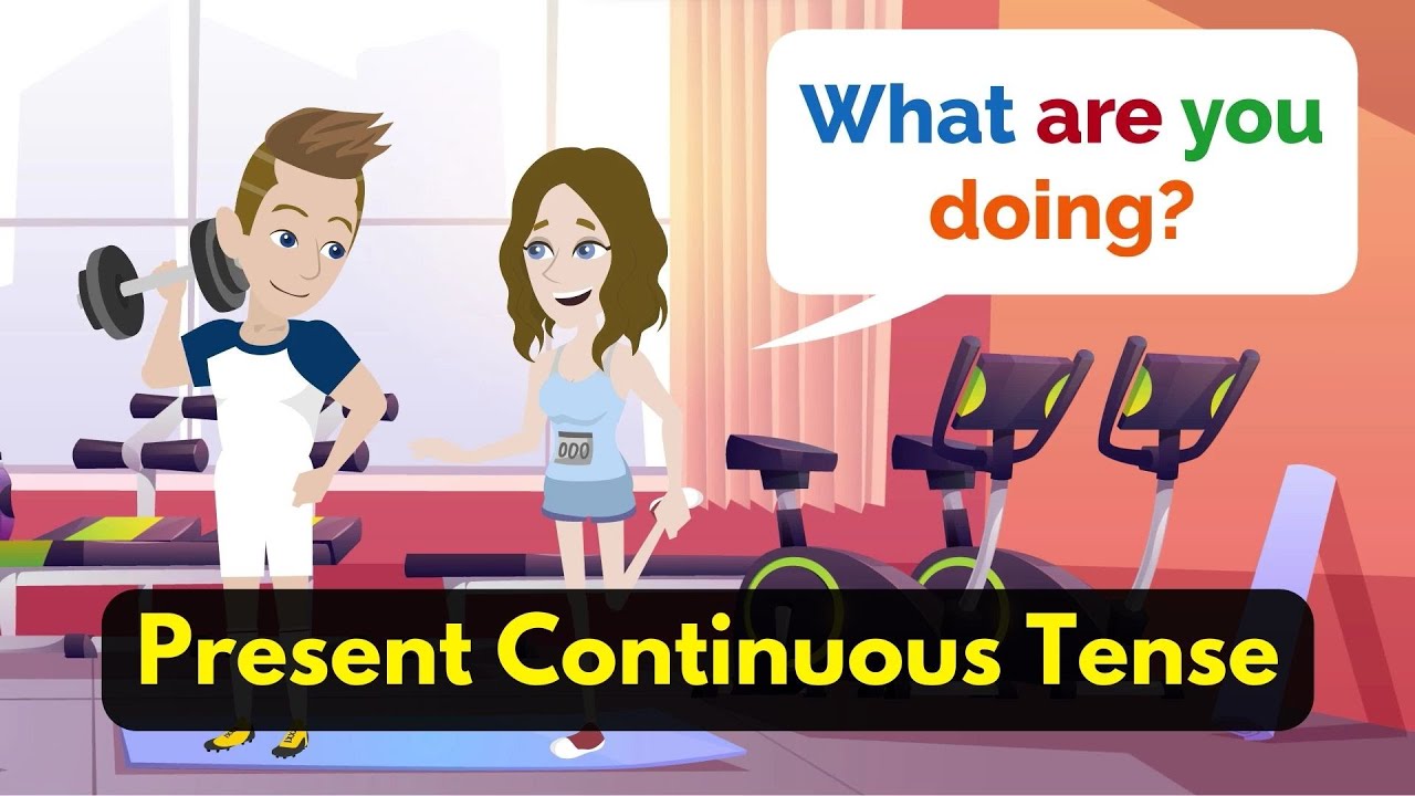 Present Continuous Tense English Speaking | Learn English Through Conversation (For Beginners)