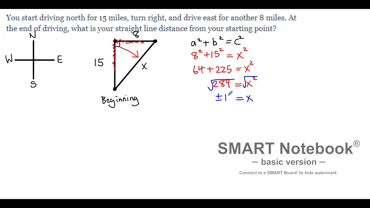 Pythagorean Theorem Word Problems