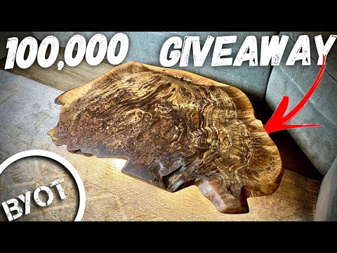 DIY WALNUT COFFEE TABLE // Live Edge Coffee Table