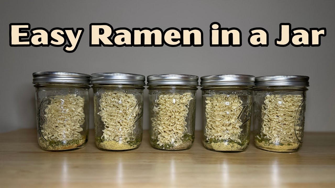 Quick, Easy and Delicious Ramen in a Jar!