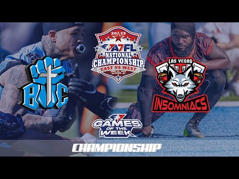 A7FL 2025 Championship | Trenton BIC vs. Las Vegas Insomniacs