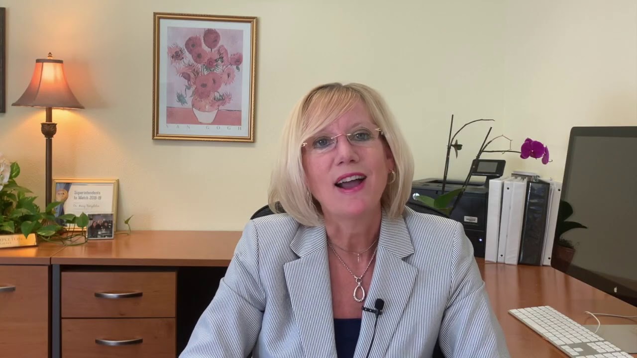 Staff Welcome Back message 2020