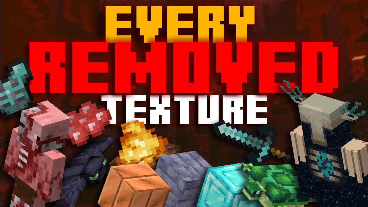 EVERY Removed Texture in Minecraft History
